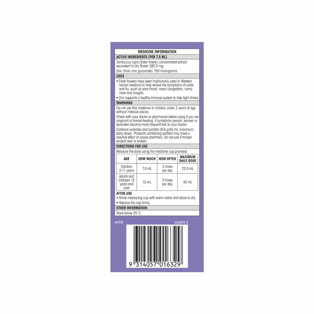 Nyal Children's Cold & Flu Medicine 2 Years+ 200mL - Nyal